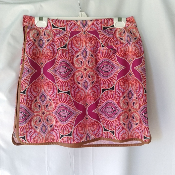 EP Pro | Shorts | Ep Pro Womens Golf Skort Size 4 Pink Orange Paisley ...